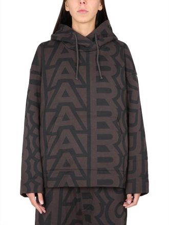 Marc Jacobs Monogram Logo Sweatshirt - Brown