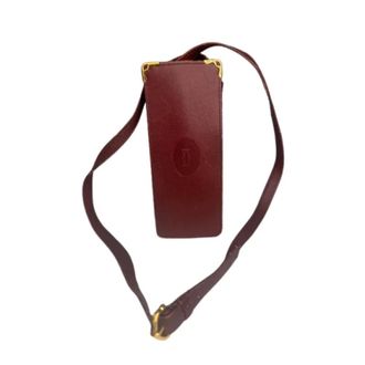 Cartier Pre-owned Vintage Bordeaux Leder Mini Umh&auml;ngetasche - - Pre-owned - Damen - Rot - ONE SIZE