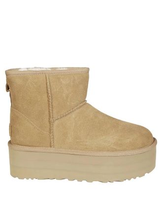 UGG Stiefel - W Classic Mini Platform Boots - Gr. 36 (EU) - in Beige - für Damen
