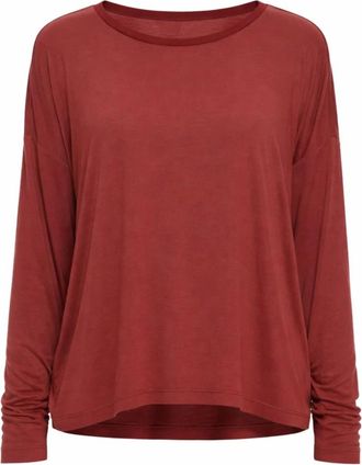 Transit Par-Such Femme, Tops, Rouge, Taille: 44 FR T-shirt &agrave; Manches Longues