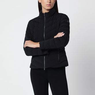 Moose Knuckles Schwarze Elora wattierte Jacke aus Nylon