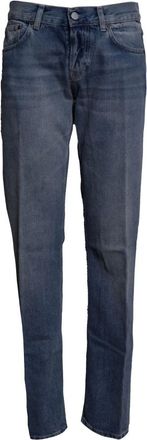 Siviglia Femme, Jeans, Bleu, Taille: W28 Jean Droit Cinq Poches