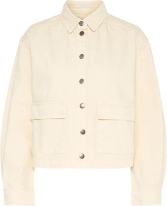 Saint Tropez Ilusz Denim Jacket - - Jackets - Damen - Beige - M