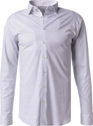 DeSoto Herren Hemd weiß gemustert