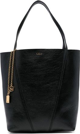 Chlo&eacute; Spin Pebbled-leather Tote Bag