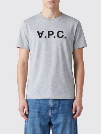A.P.C. A. P.C. T-shirt coupe slim en coton avec logo contrastant