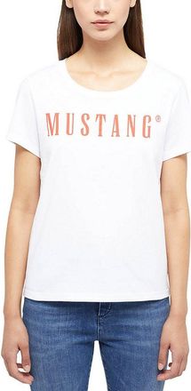Mustang Jeans T-Shirt Damen T-Shirt 3er Pack Baumwolle Style Alma 3P (Packung, 3er Pack)
