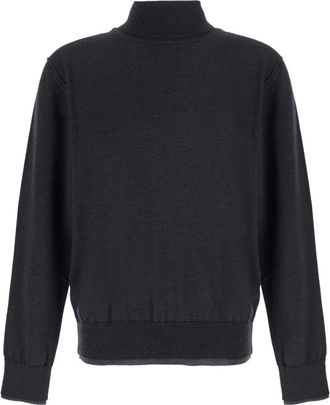Mauro Grifoni Pullover mit hohem Rollkragen - - Knitwear - Herren - Grau - S