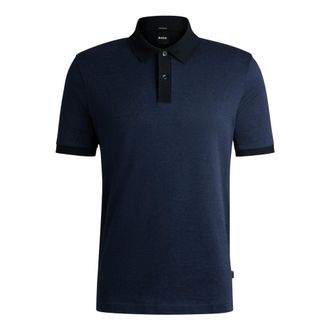 HUGO BOSS Homme, Tops, Bleu, Taille: S Polo Chemises
