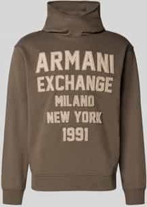 A|X Armani Exchange Hoodie mit Label-Stitchings