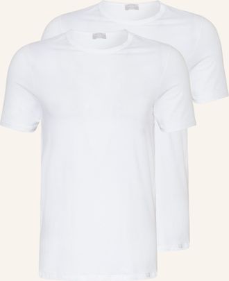 Hanro 2er-Pack T-Shirts Cotton Essentials weiss