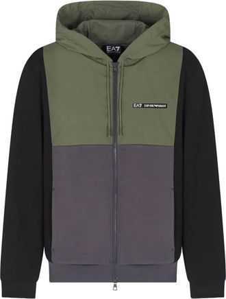 Emporio Armani Emporio Armani Ea7, Homme, Sweatshirts et sweats à capuche, Multicolore, Taille: XL SweaT-shirt zippé