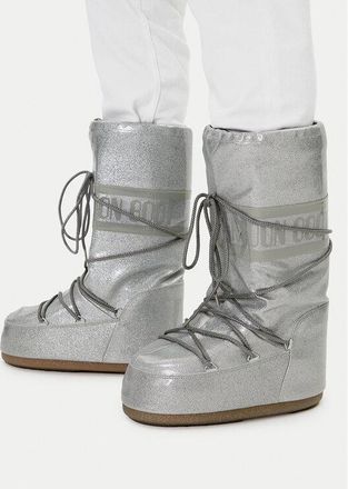 Moon Boot Moon Boot Schneeschuhe Icon Glitter 80D1402850 Silberfarben