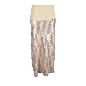 Erika Cavallini Semi Couture Beiger Rock f&uuml;r Frauen - - Skirts - Damen - Beige - L