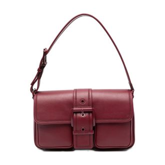 Michael Kors Rote Leder-Schultertasche Rossa - - Bags - Damen - Rot - ONE SIZE