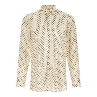 Tom Ford Crepe de Chine Hemd mit Paisley-Print und flie&szlig;endem Schnitt - - Shirts - Herren - Beige - L