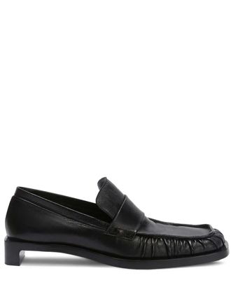 Jil Sander mocassins en cuir - Noir