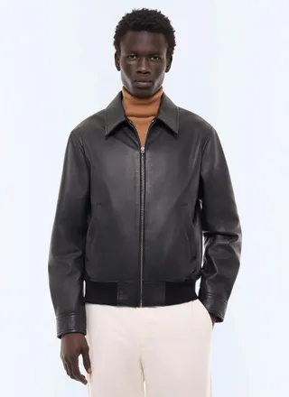 Fursac Blouson en cuir dagneau - Taille XXL - Homme