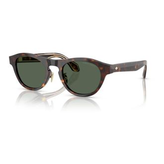 Giorgio Armani AR 8225 Sonnenbrille in Havana/Dunkelgr&uuml;n - - Accessories - Herren - Gr&uuml;n - 49 MM