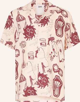 OAS Oas Resorthemd Cantina Comfort Fit Aus Leinen weiss