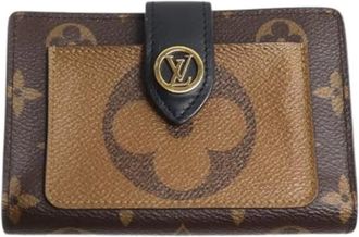 Louis Vuitton Portefeuille bi-pli vintage Monogram Pre-owned - Femme - Pre-owned - Brun - Taille: ONE Size