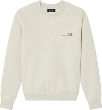 A.P.C. A.p.c., Homme, Sweatshirts et sweats &agrave; capuche, Beige, Taille: S SweaT-shirt Standard Item