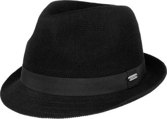 Chillouts Bardolino Sommerhut Herren - Sonnenhut Herren Trilby, Strohhut Herren Leicht Faltbar, Hut Herren Sommer Handgefertigt, Panama Hut Atmungsaktiv, schwar