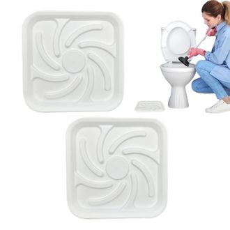 Generico Kolbenst&auml;nder - Lufttrocknendes Tablett 7,87 x 7,87 x 0,87 Zoll, Zubeh&ouml;r f&uuml;r Badezimmer-Toilette, Zubeh&ouml;r f&uuml;r Zuhause, schnell trocknend, Sp&uuml;le Organi