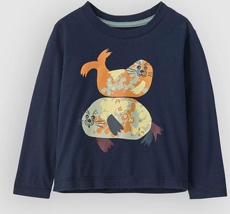 Patagonia Graphic Baby Kids Longsleeve T-Shirt new navy