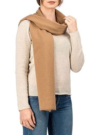 DALLE PIANE CASHMERE Ècharpe en cachemire mélange - Made in Italy - Homme/Femme, Couleur: Camel, Taille unique