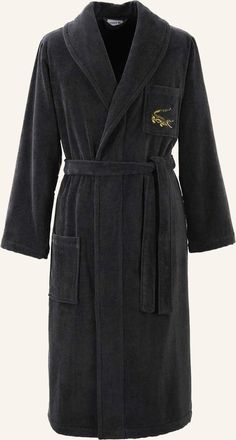 Lacoste Bademantel Lrene schwarz