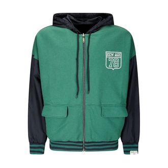 Golden Goose Wende-Hoodie-Jacke - - Sweatshirts & Hoodies - Herren - Gr&uuml;n - L