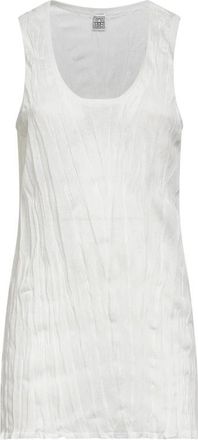 Toteme Femme, Tops, Blanc, Taille: 40 FR Top c&ocirc;tel&eacute; &agrave; col rond