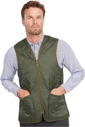 Barbour Homme, Vestes, Vert, Taille: 2XS Gilet Palarquilt zipp&eacute; lin&eacute;aire pour homme