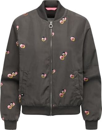 Ragwear Lunara YOUMODO Veste de mi-saison l&eacute;g&egrave;re pour femme avec col bomber Taille XS &agrave; 3XL, Gris pierre, M