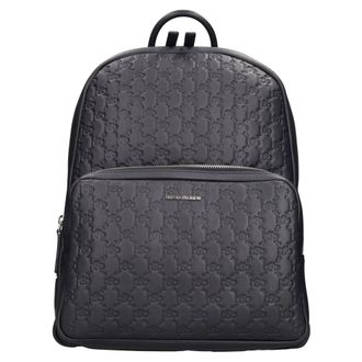 Harmont & Blaine Rucksack aus Leder und Kunstleder - - Bags - Herren - Blau - ONE SIZE