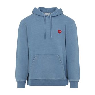 Carhartt Work in Progress Homme, Sweatshirts et sweats à capuche, Bleu, Taille: S SweaT-shirt Bleu Style Ss25