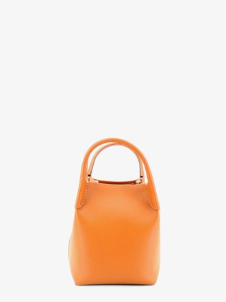 Loro Piana Womens Leather Handbag Bale Brown Handbags Hand Bags