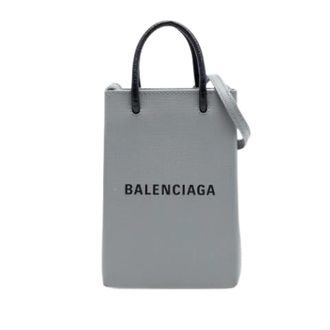 Balenciaga Pre-owned Mini Shopping Phone Holder - - Pre-owned - Damen - Grau - ONE SIZE