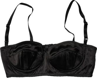 Dolce & Gabbana Femme, Sous-v&ecirc;tements, Noir, Taille: 38 FR Soutien-gorge balconnet &agrave; armature semi-rembourr&eacute;