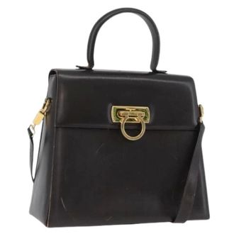 Ferragamo Sac &agrave; main Pre-owned - Femme - Pre-owned - Brun - Taille: ONE Size