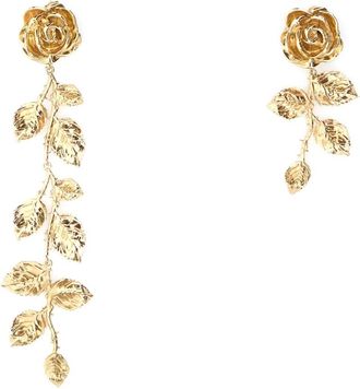 Magda Butrym Femme, Accessoires, Jaune, Taille: ONE Size Cascading Rose Earrings