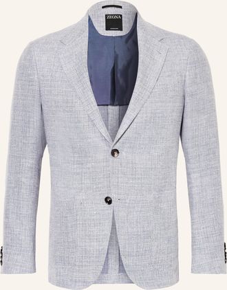Ermenegildo Zegna Zegna Leinensakko Extra Slim Fit blau