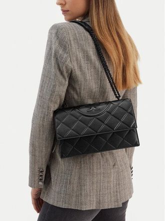 Tory Burch Tory Burch Handtasche Fleming Soft Grain Convertible Shoulder Bag 169791 Schwarz