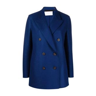 Harris Wharf London Oversized Doppelreiher-Blazer - - Jackets - Damen - Blau - L