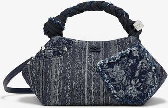 Ganni Sac petit Bou en denim Bleu marine - Pour Femme