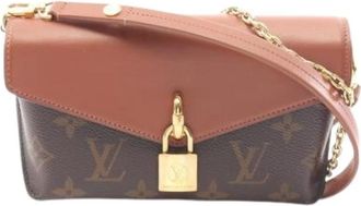 Louis Vuitton Sac bandouli&egrave;re en toile Pre-owned - Femme - Pre-owned - Brun - Taille: ONE Size