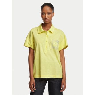 Liu Jo Poloshirt TA6159 JS870 Gelb Regular Fit