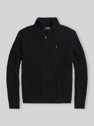 Polo Ralph Lauren Regular Fit Troyer aus Woll-Kaschmir-Mix