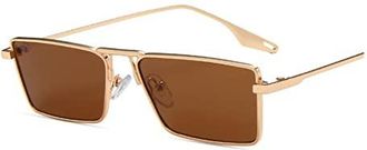 Generic Lunettes de soleil tendance à petite boîte carrée pour hommes et femmes en plein air (couleur : C, taille : 1) 2026